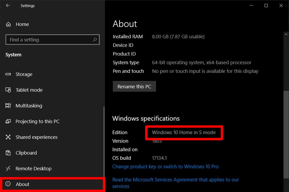 Windows S Mode How To Disable It And Switched To Windows 10 Pro Windows S Mode How To Disable It And Switched To Windows 10 Pro