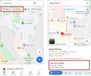 Google Maps Now Highlights Restaurants with Delivery and Takeout ...