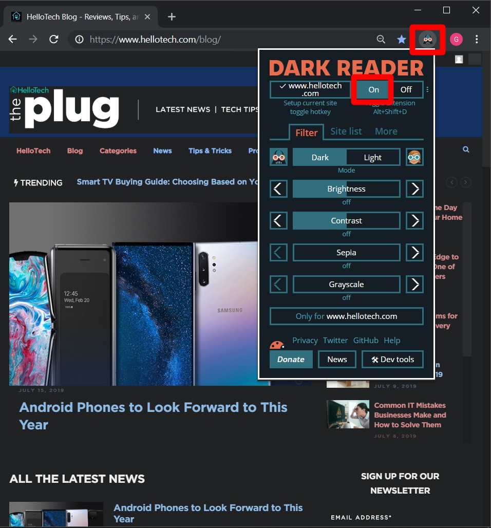 How to Enable Dark Mode on Chrome : HelloTech How